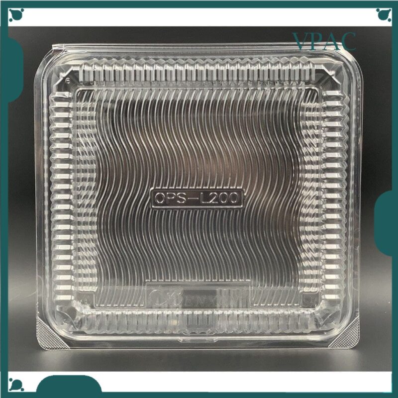 OPS-C13 - BENXON Plastic Tray with Lock [ 50pcs± ] Bakery Disposable ...